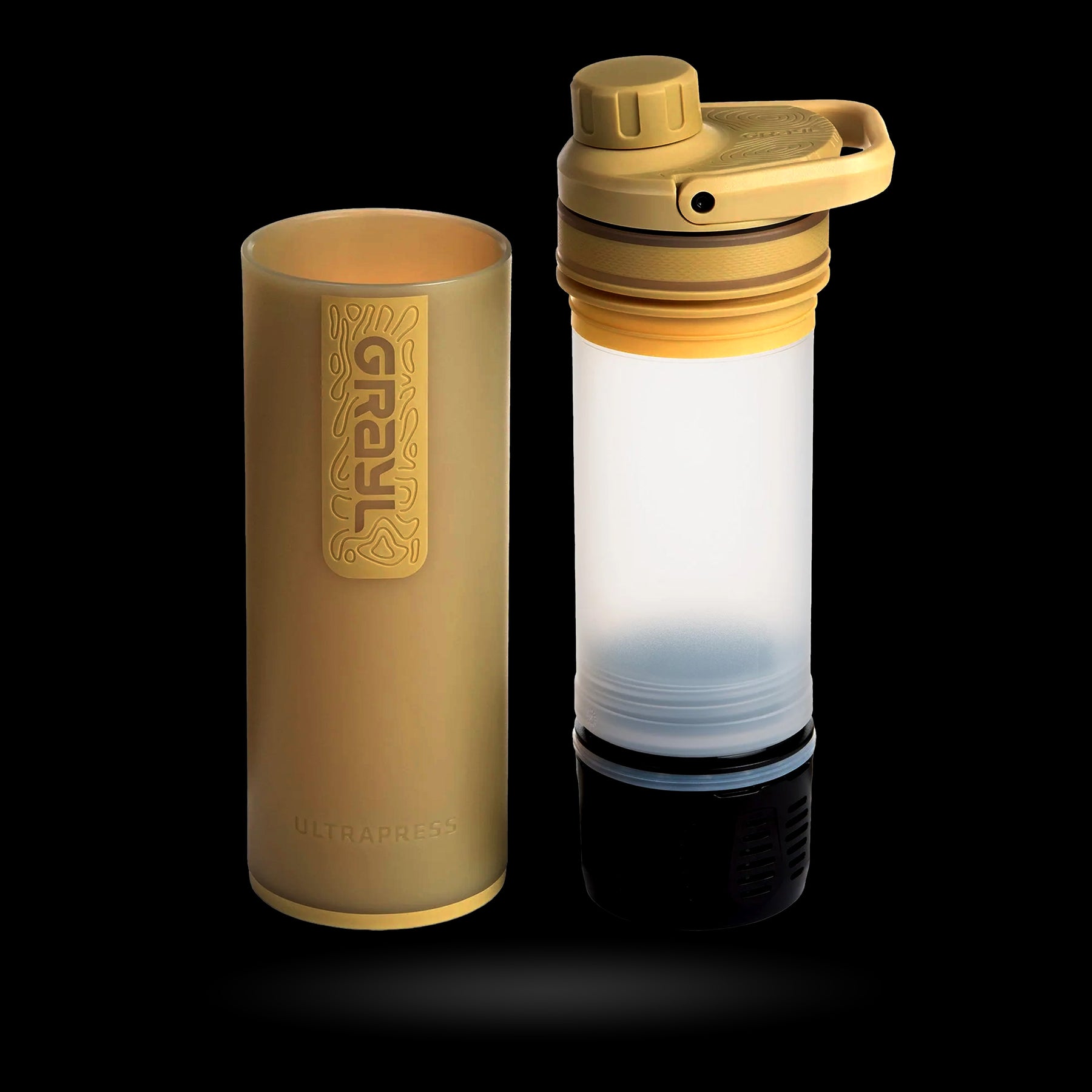 Grayl 16.9oz UltraPress Water Purifier | Carcajou Tactical