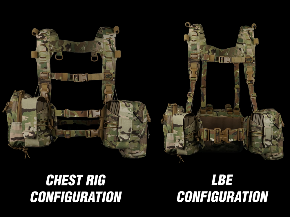 Hybrid Kit Bundle | Chest Rig to LBE System | Carcajou Tactical